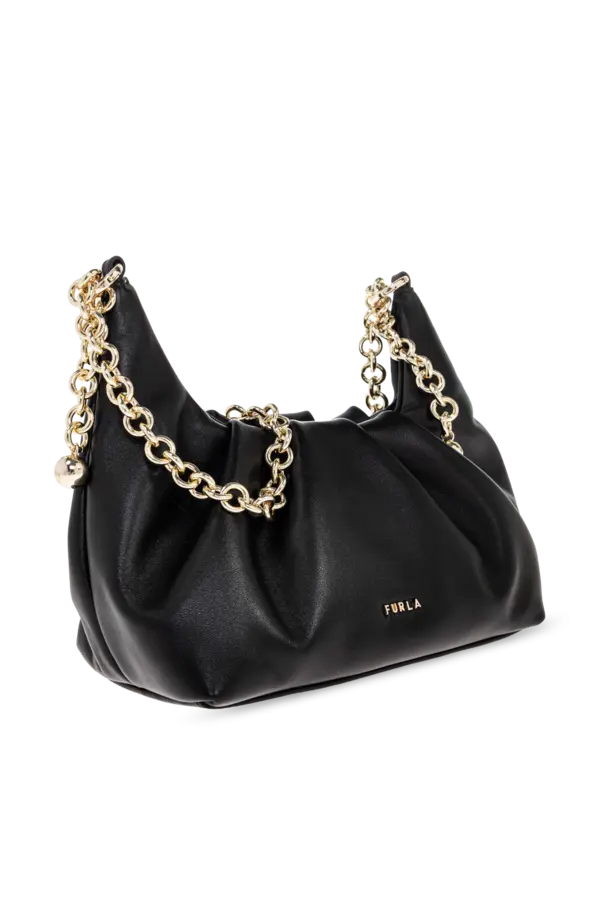 Furla Delia Mini Shoulder Bag - Black