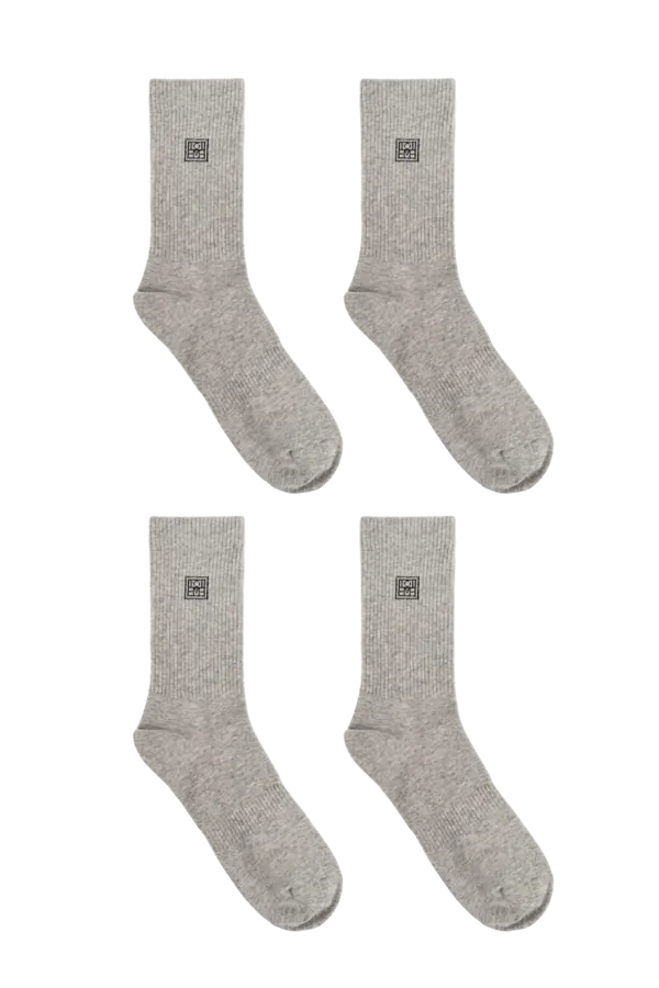 TOTEME Logo Two-pack Socks