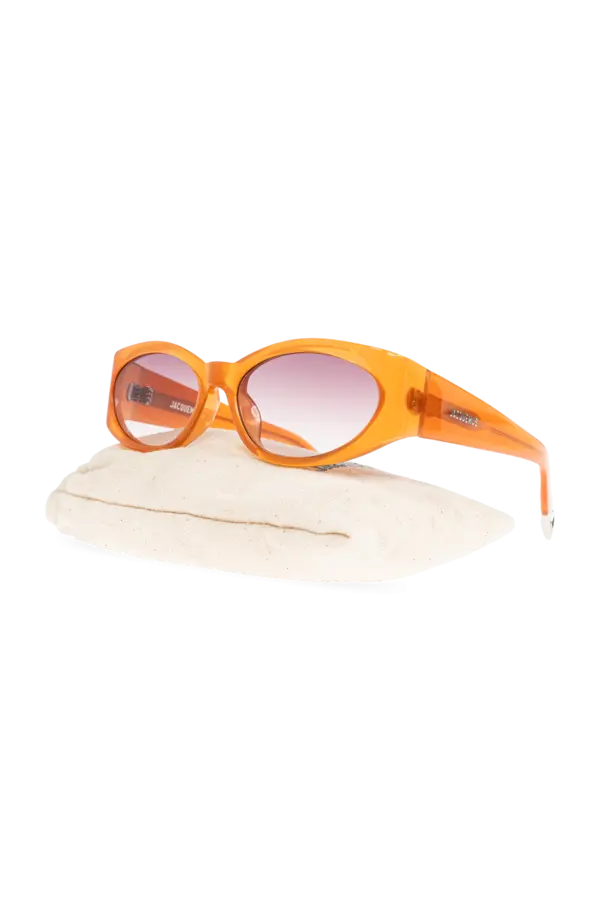 Jacquemus Elliptical Sunglasses - Orange