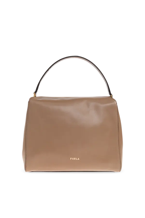 Furla Domus Small Handbag - Brown
