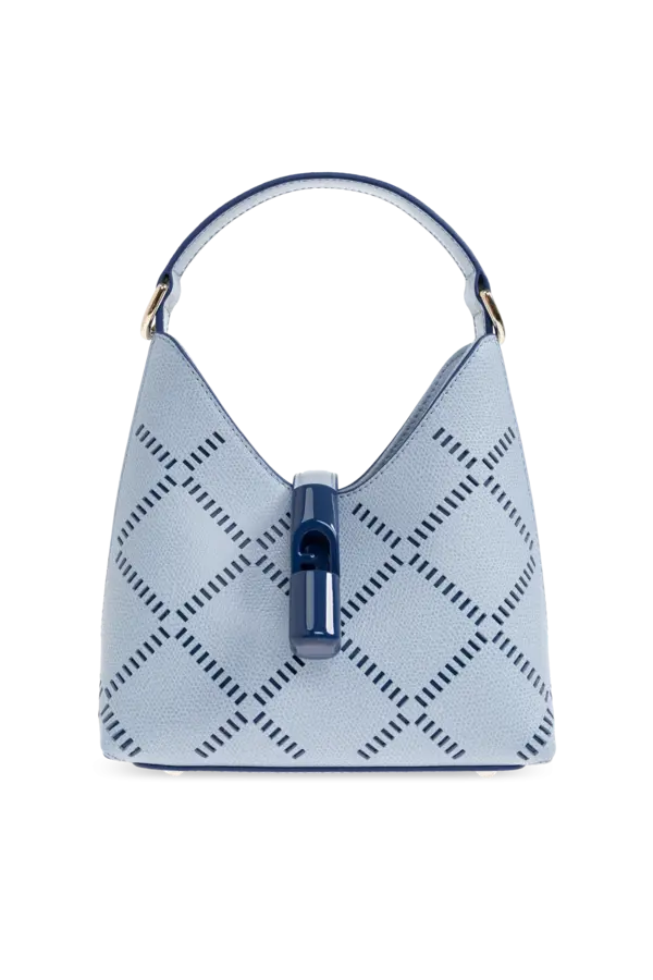 Furla Goccia Small Handbag - Light Blue