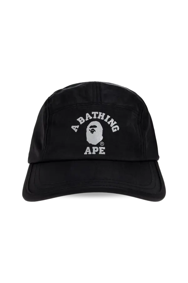 A BATHING APE Cap With Visor - Black