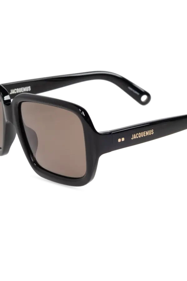 Jacquemus Cabana Rectangle Sunglasses - Black