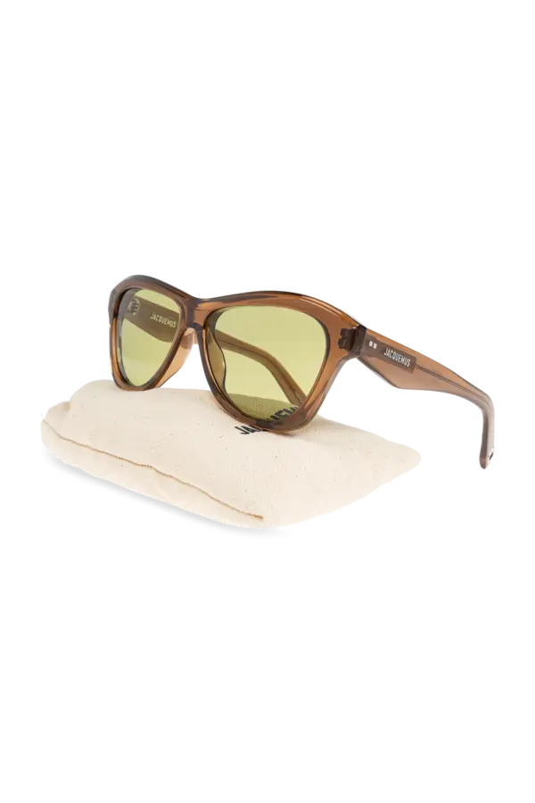 Jacquemus Acetate Frame Sunglasses - Brown
