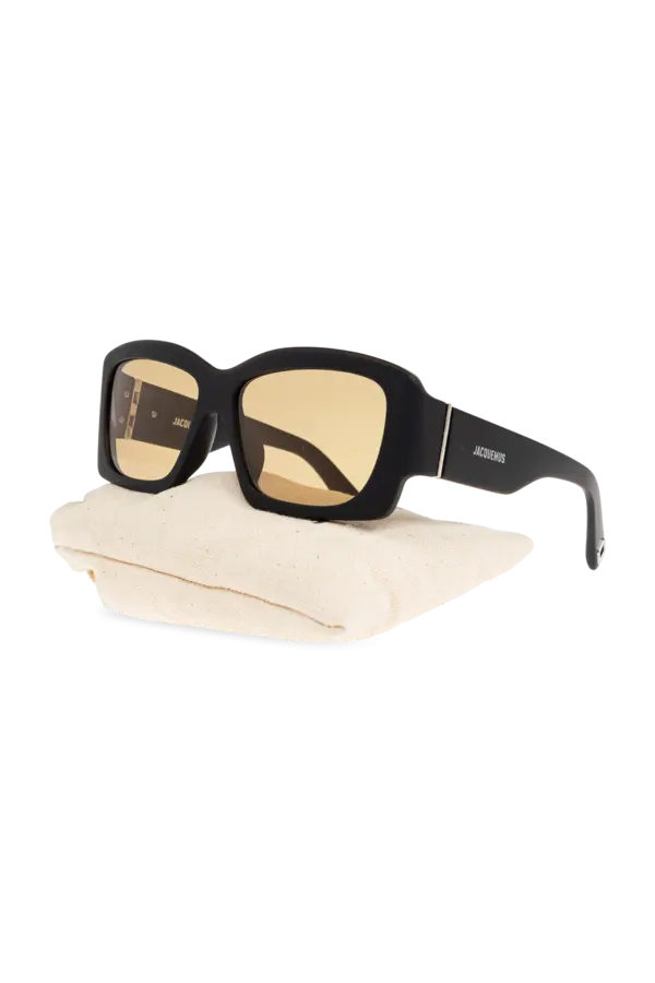 Jacquemus Sunglasses Rectangle Frame - Black