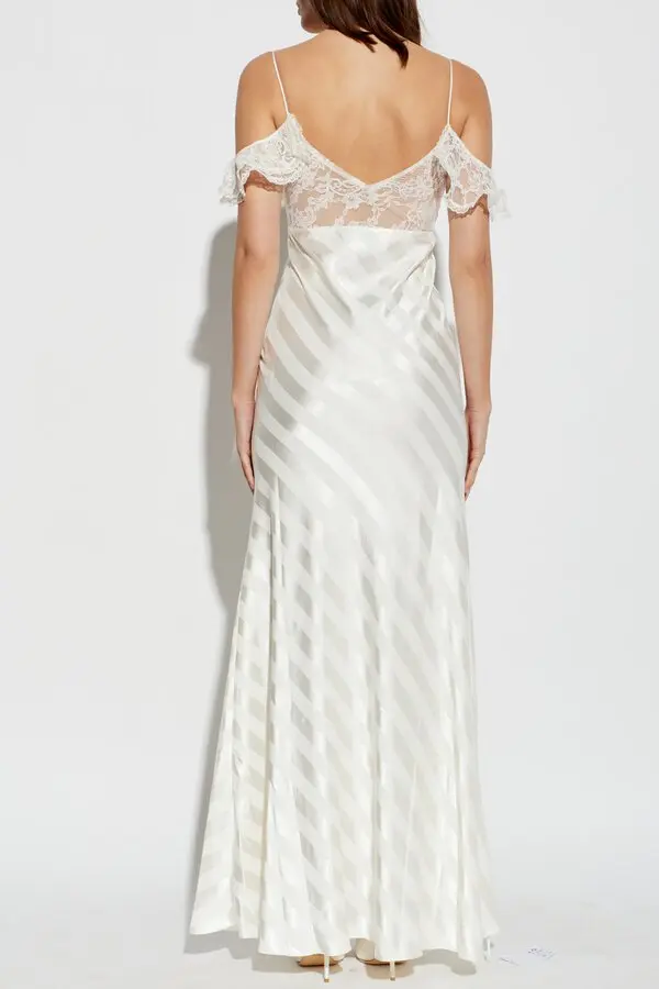 SELF-PORTRAIT Strappy Dress - Cream