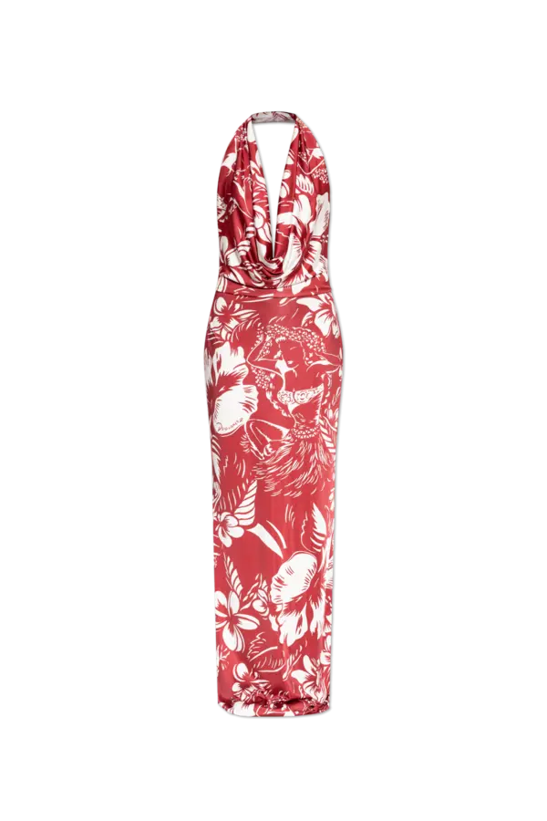 Dsquared2 Backless Gown - Red