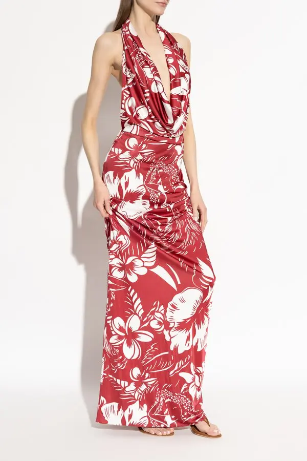 Dsquared2 Backless Gown - Red