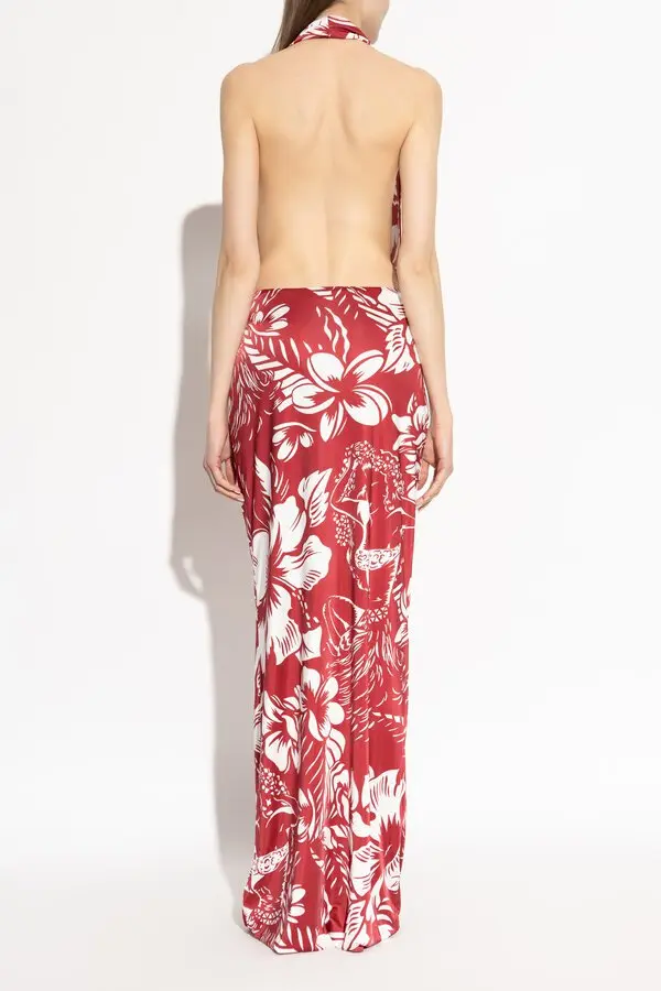 Dsquared2 Backless Gown - Red