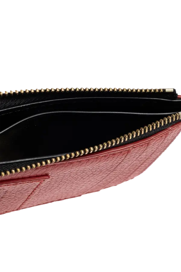 Marc Jacobs Leather Card Holder - Red