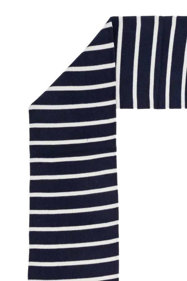 Dsquared2 Striped Scarf - Navy Blue