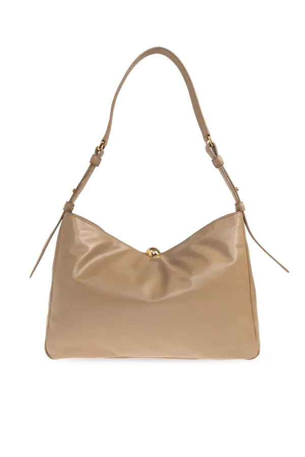 Furla Sfera Soft Large Shoulder Bag - Beige