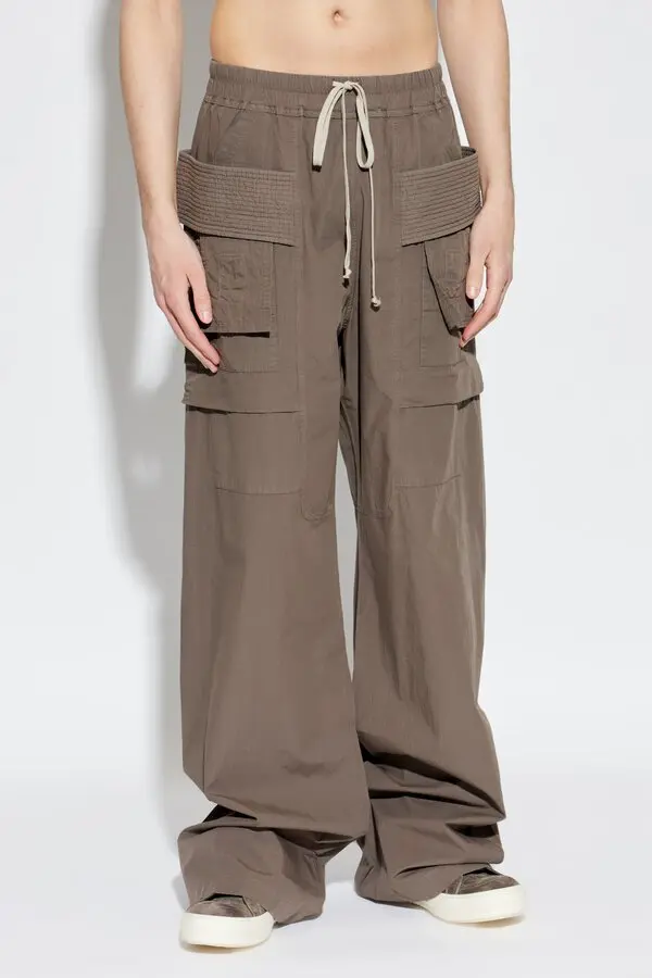 Rick Owens Wide-leg Cargo Trousers - Brown