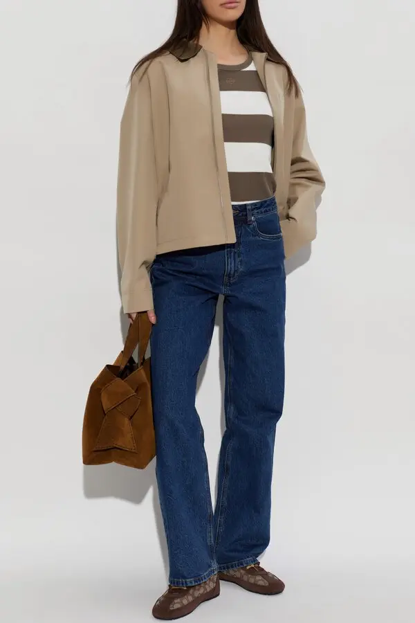 Munthe Tezza Striped Tank Top - Brown