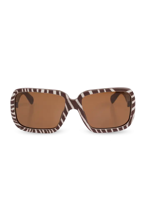 Jacquemus Cabana Rectangle Sunglasses - Brown