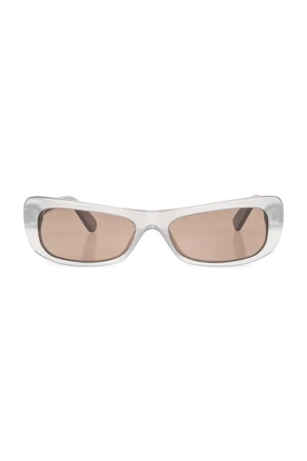 Jacquemus Rectangle Acetate Sunglasses - Silver