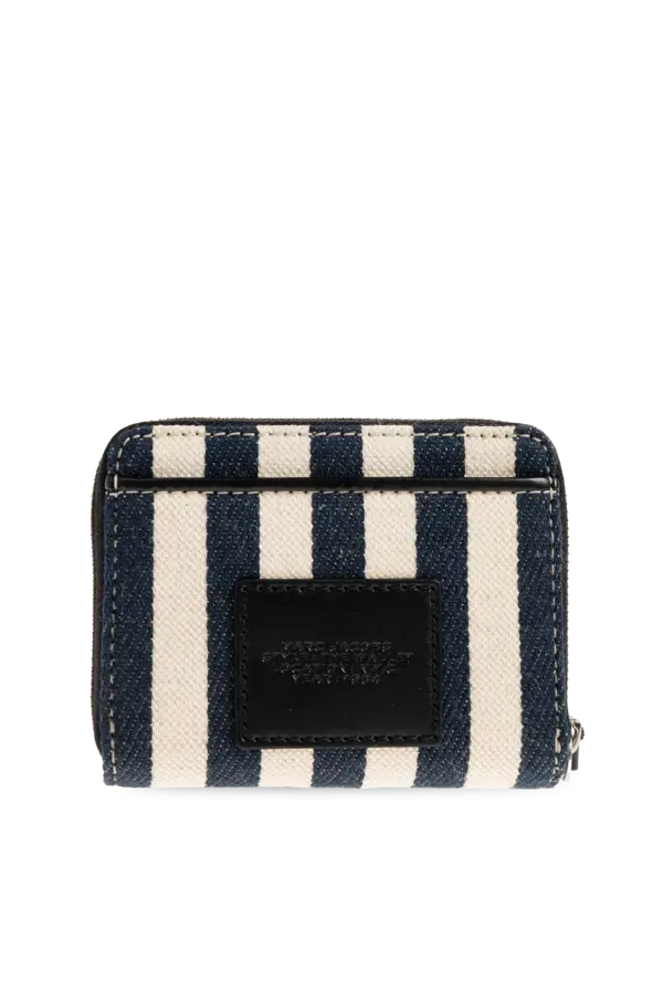Marc Jacobs Striped Pattern Wallet - Cream
