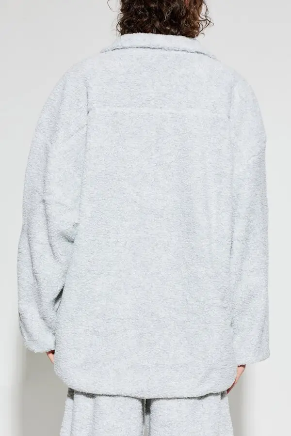 American Vintage Fleece Turtleneck Sweatshirt - Grey