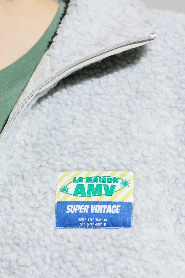 American Vintage Fleece Turtleneck Sweatshirt - Grey