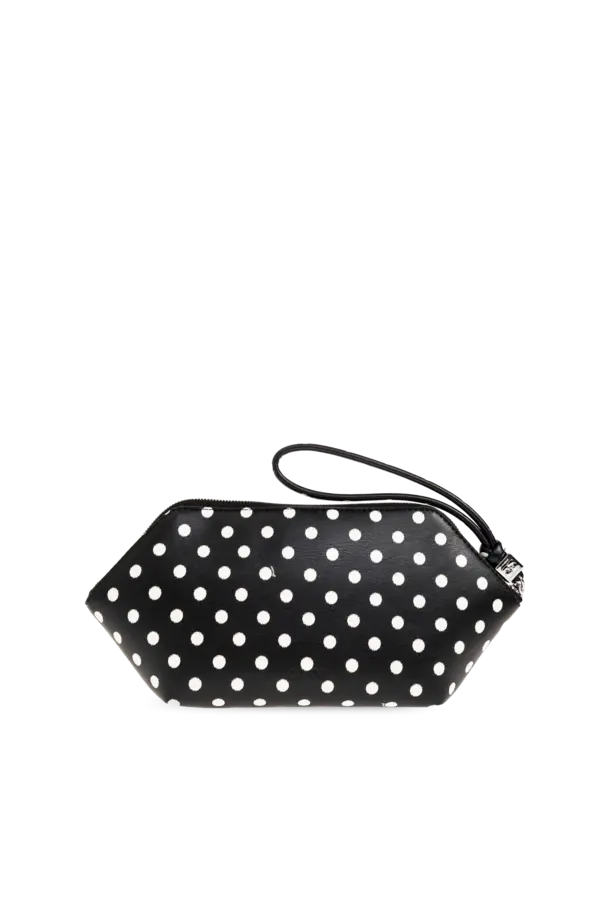 GANNI Eco Leather Cosmetic Pouch - Black