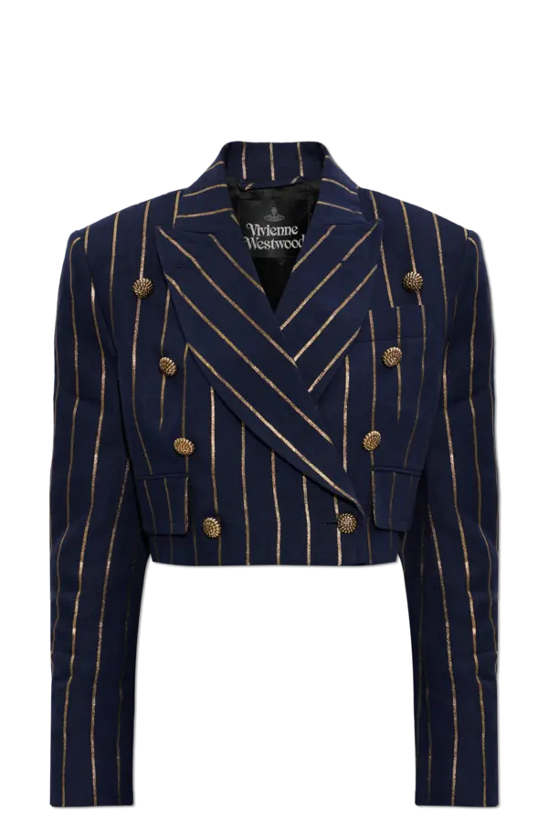 VIVIENNE WESTWOOD Double-breasted Linen Blazer
