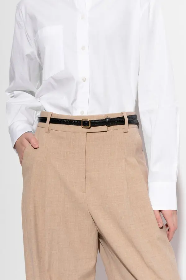 Lié Studio Georgia Slim Belt - Black