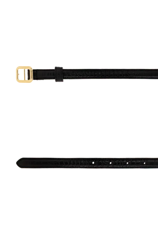 Lié Studio Georgia Slim Belt - Black