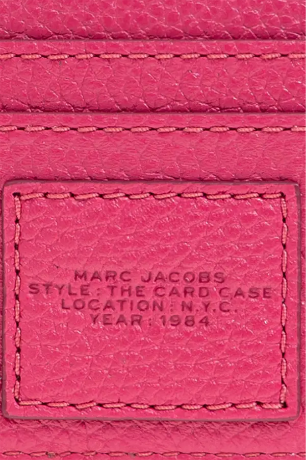 Marc Jacobs Leather Card Holder - Pink