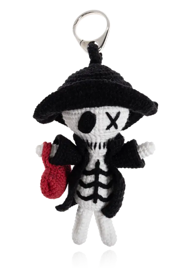 Alexander McQueen Handmade Doll Keychain - Black