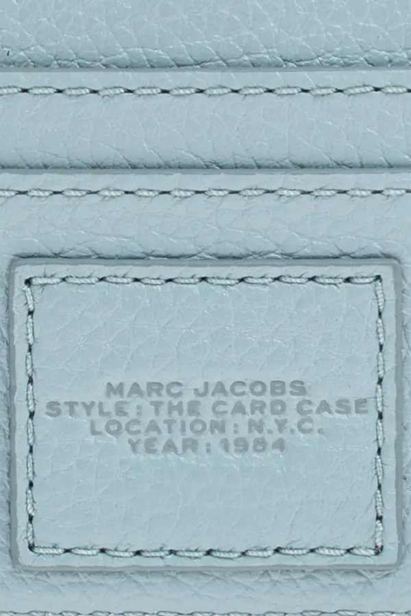 Marc Jacobs Leather Card Holder - Light Blue
