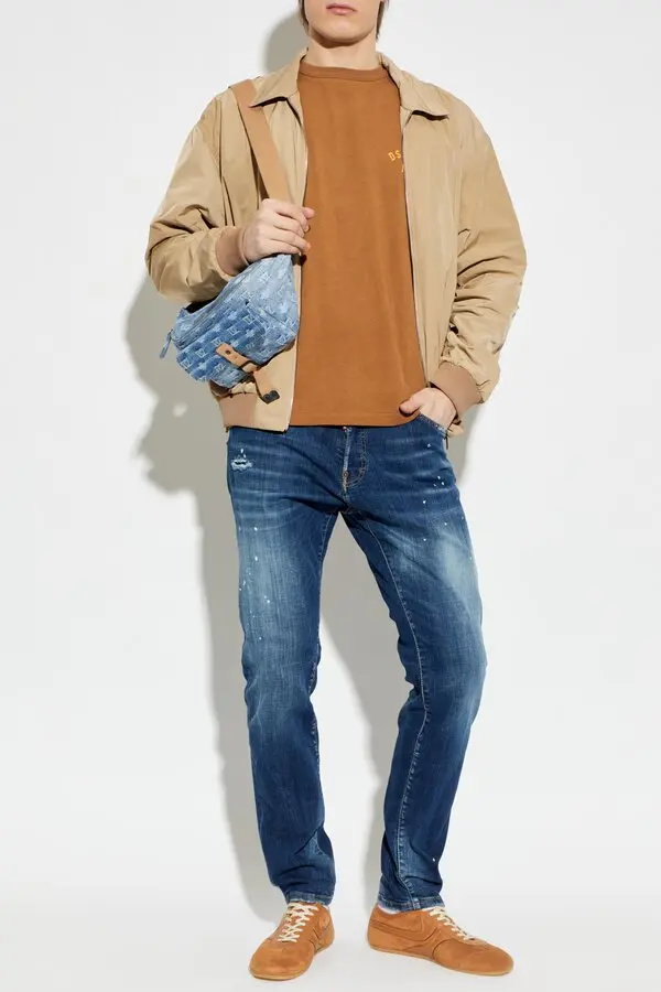 Dsquared2 T-shirt With Logo - Brown