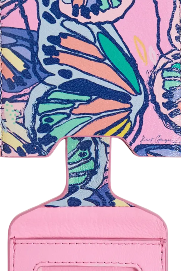Kurt Geiger Leather Luggage Tag - Multicolour