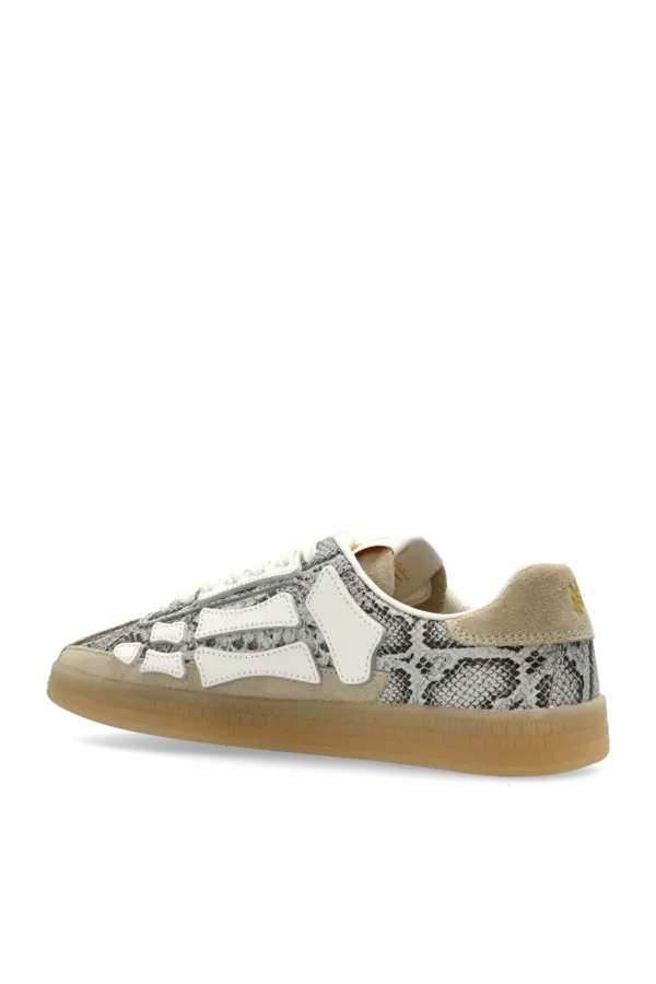 Amiri Snake Pacific Bones Sneakers - Beige