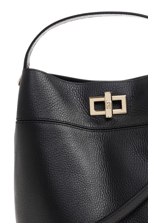 Furla Amelia Medium Bucket Bag - Black