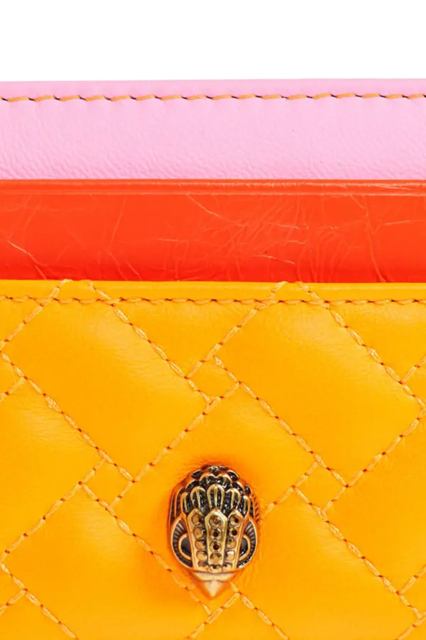 Kurt Geiger Kensington Quilted Leather Card Holder - Multicolour