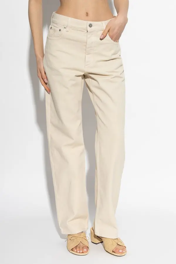 BY MALENE BIRGER Chicago Straight-leg Jeans - Beige