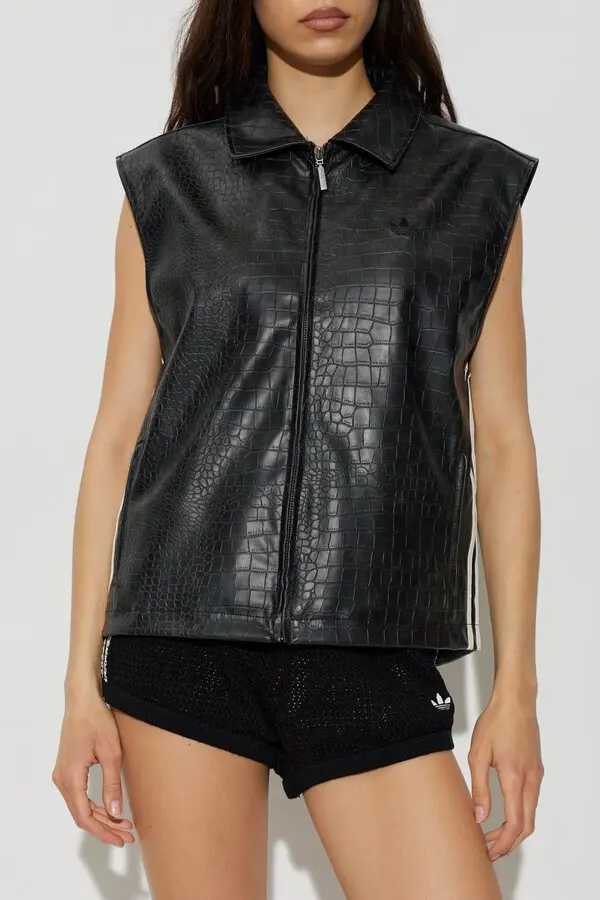 ADIDAS ORIGINALS Faux Leather Vest