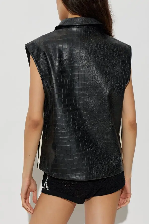 ADIDAS ORIGINALS Faux Leather Vest