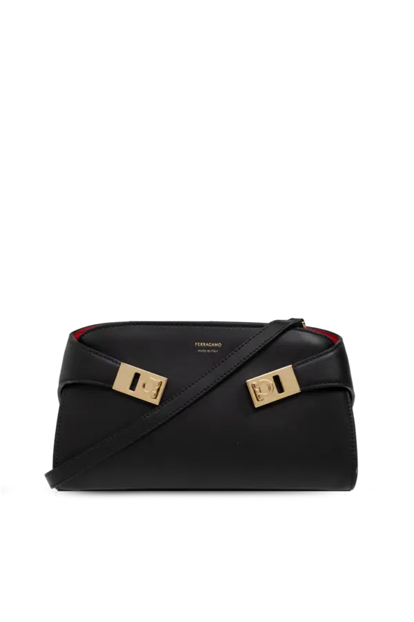 FERRAGAMO Hug Shoulder Bag - Black