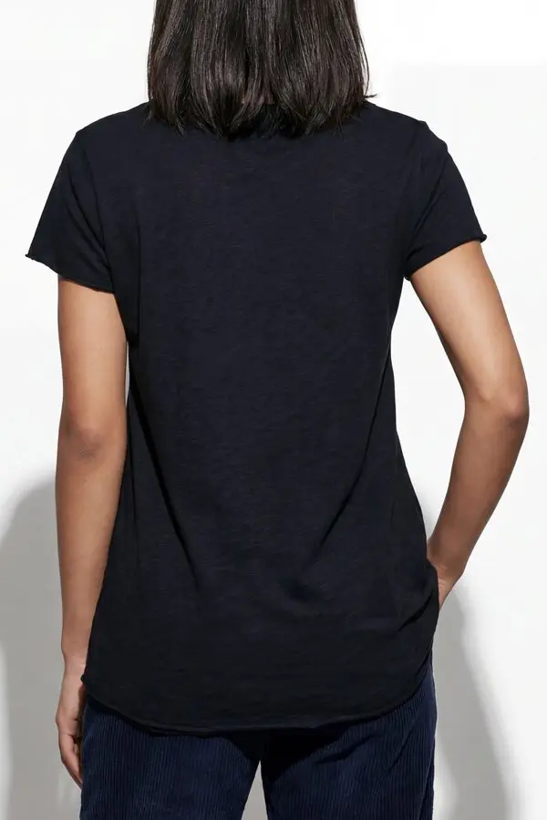 American Vintage V-neck T-shirt - Black