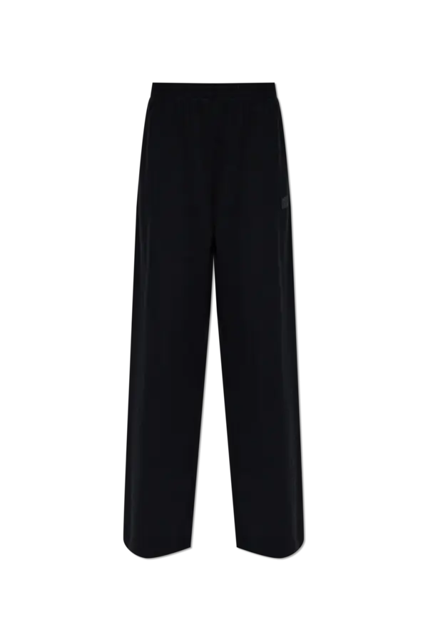 American Vintage Wide-leg Sweatpants - Black