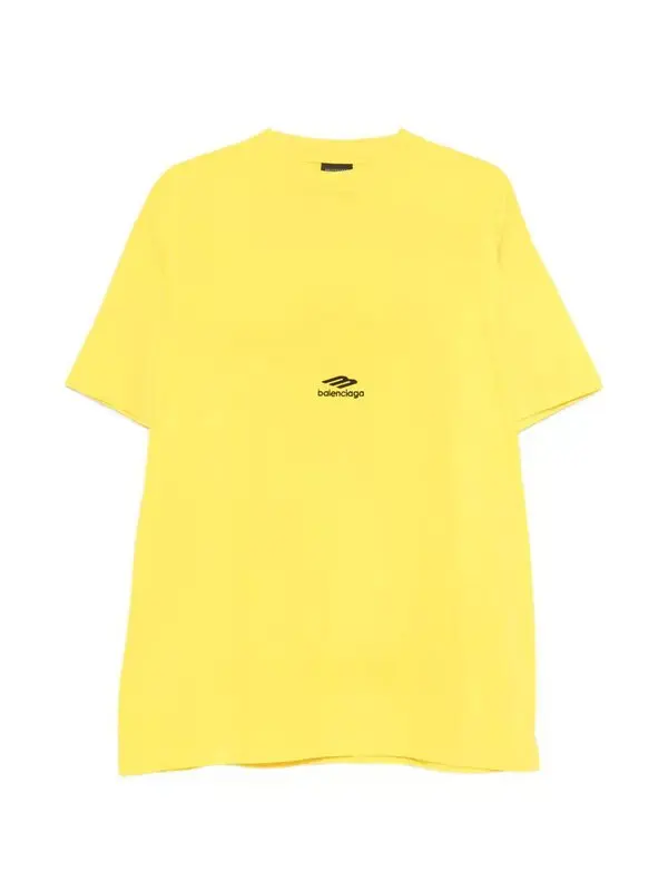 Balenciaga Logo T-shirt - Yellow