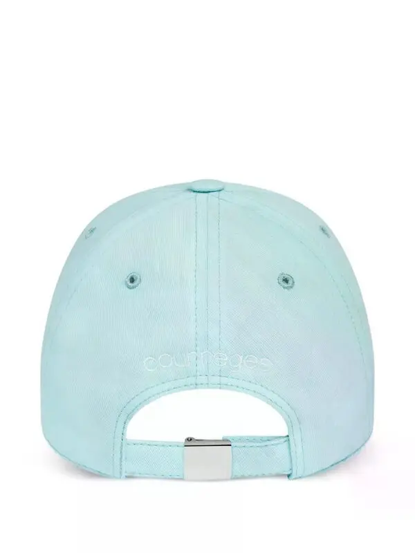 COURREGES Logo-detail Baseball Cap - Blue
