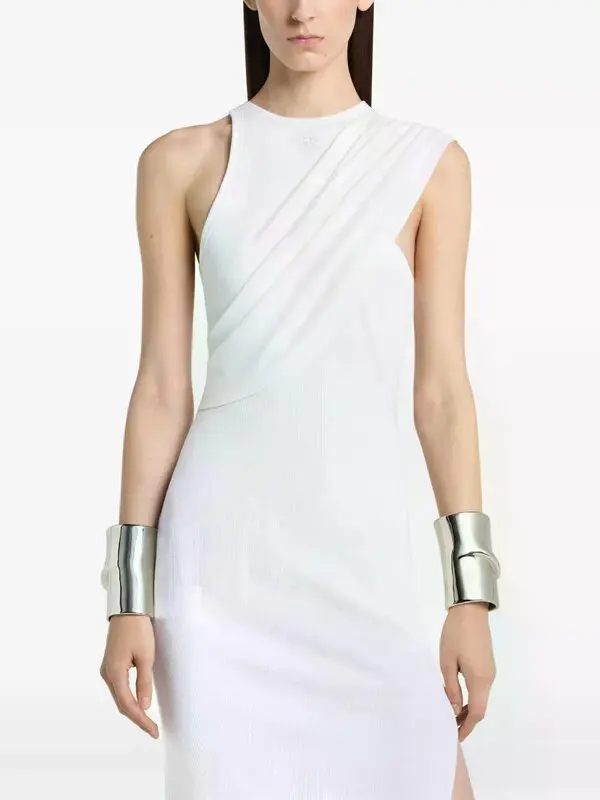 COURREGES Asymmetric Draped Dress