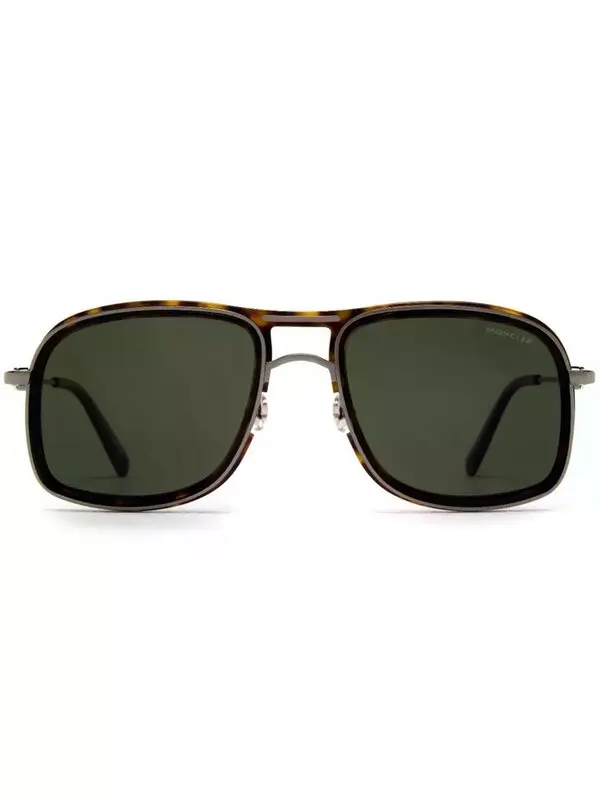Moncler Kontour Square-frame Sunglasses - Brown