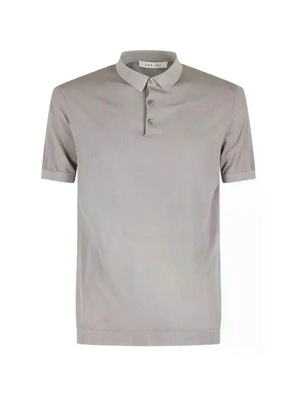 L.B.M. Ribbed Polo Shirt