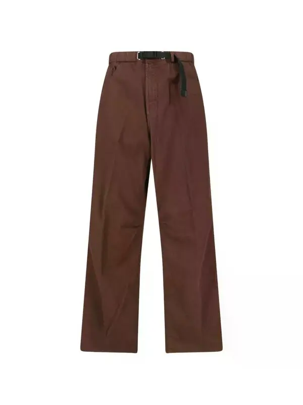 WHITE SAND Belted Trousers - Brown