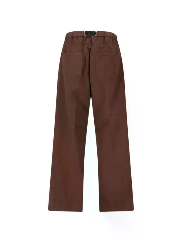 WHITE SAND Belted Trousers - Brown