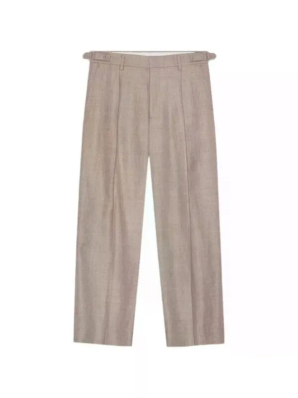 Nn07 Tailored Pleated Trousers - Neutrals