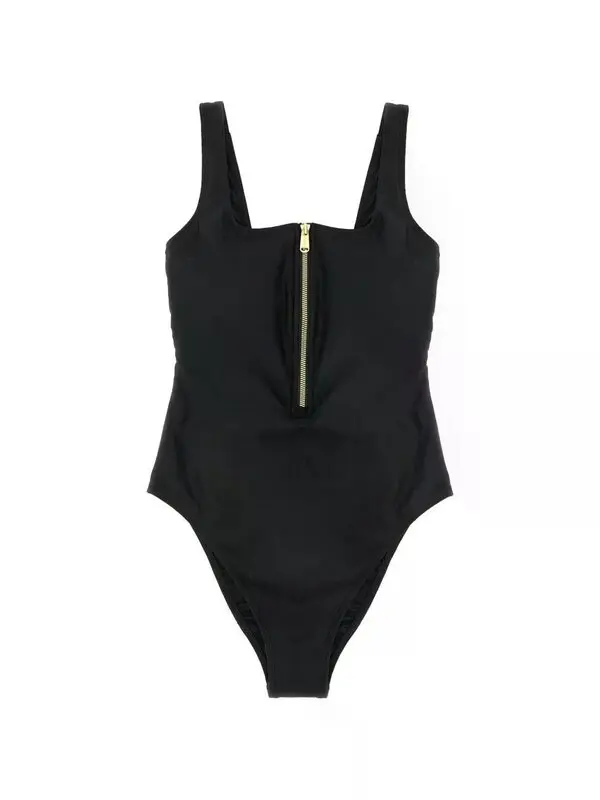Goldbergh Caviar Square-neck Swimsuit - Black